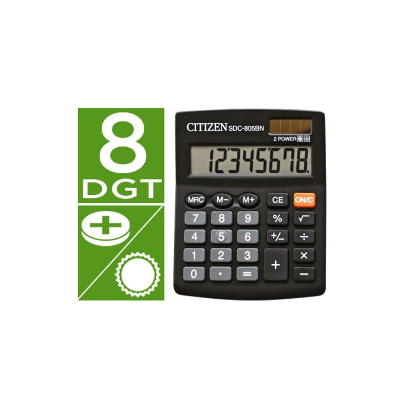 Digitron 8 cifara CITIZEN "SDC-805BN " (Citizen) | Kalkulatori ...